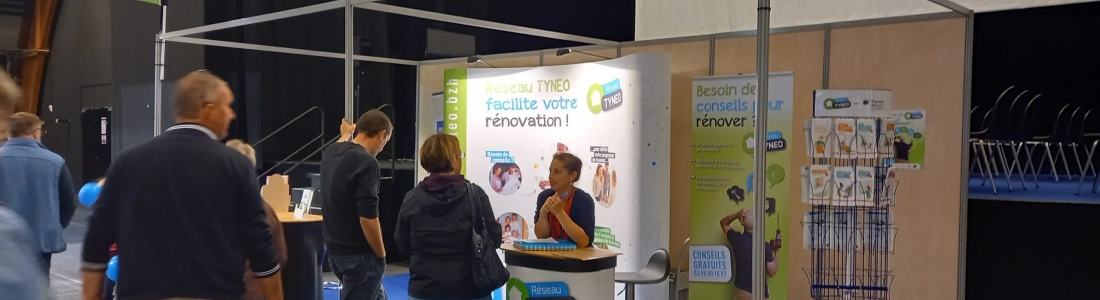 Réseau TYNEO au salon de l'habitat Viving 2022 - Quimper Cornouaille Developpement